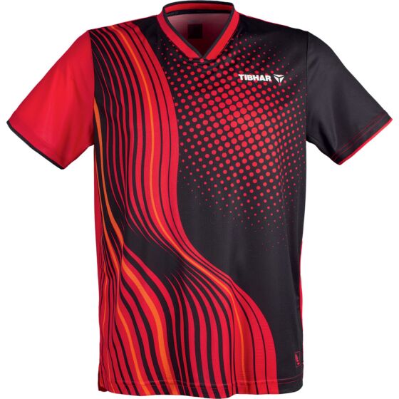 Sportswear - Tibhar TT-Shirt River Red | Spinfinity Table Tennis